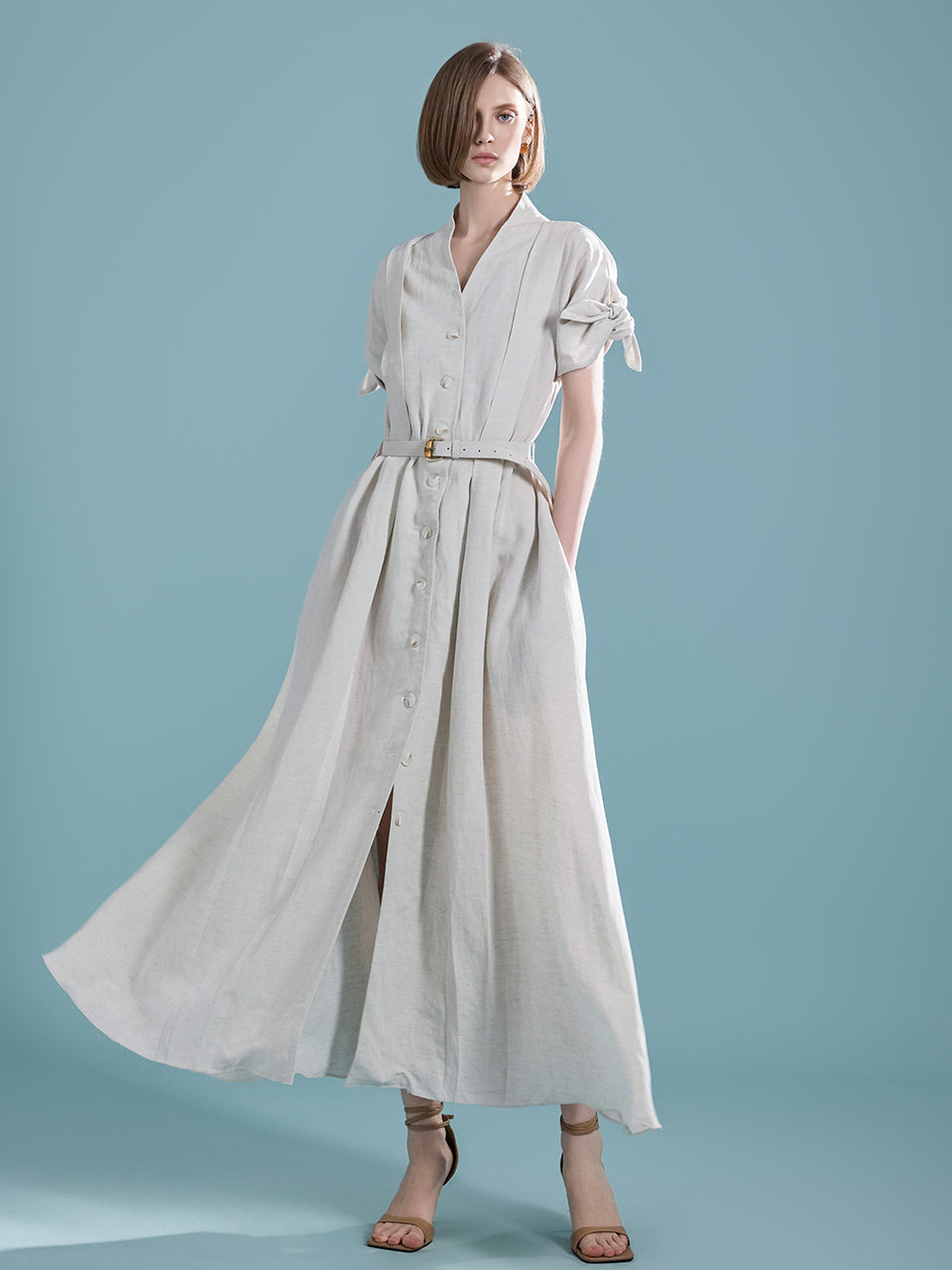 D5018 Dress with Belt