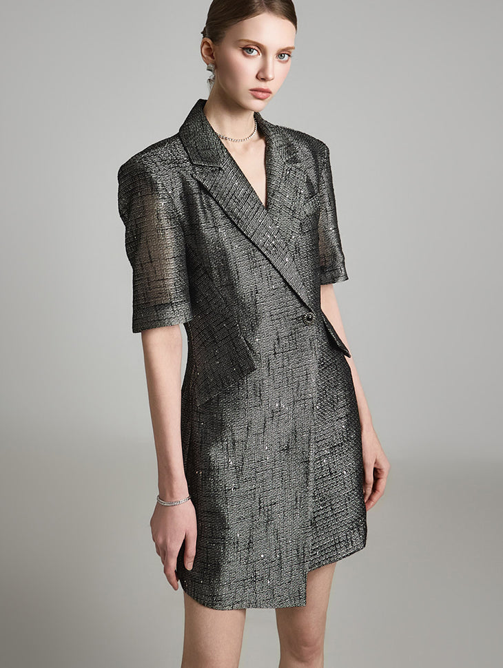 D5213 Shining Mini Dress