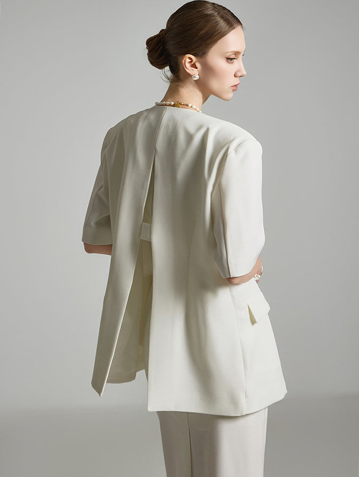 J2727 Back Slit Jacket
