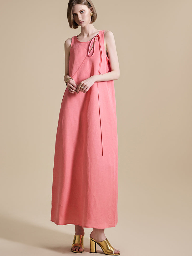 D5019 Linen Dress