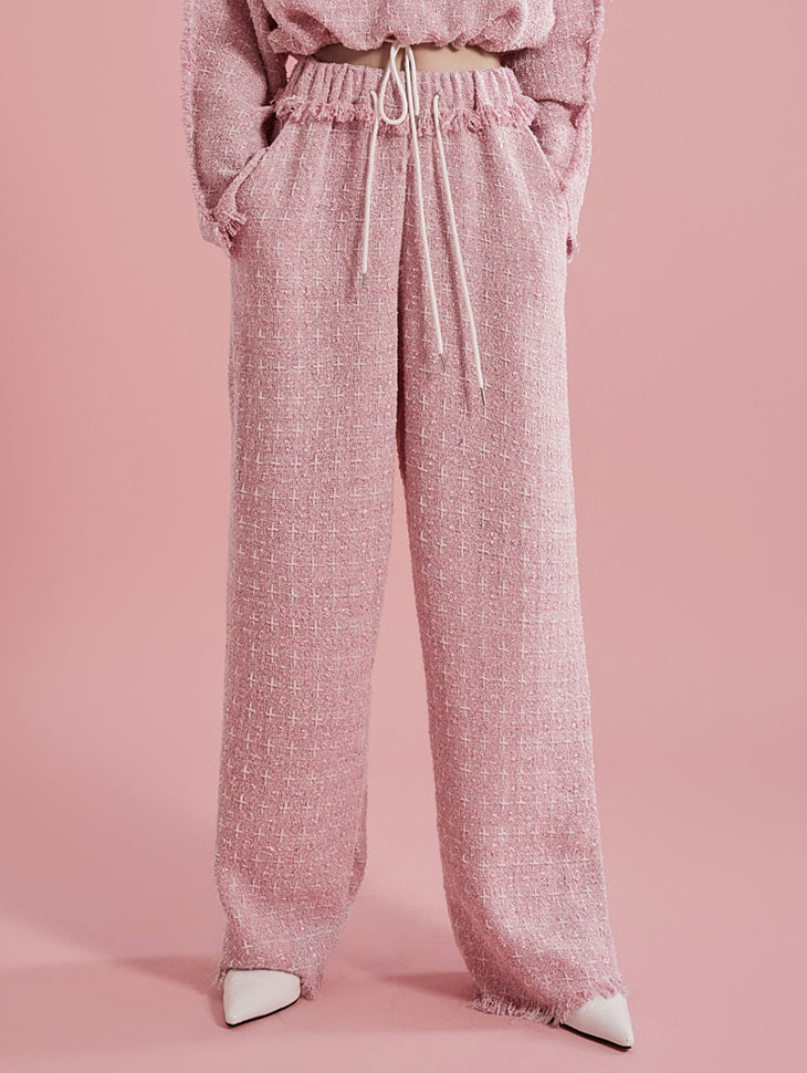 Tweed Bendable Long Pants P3056 | DINT